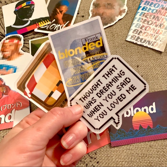 Accessories | Handmade Frank Ocean Stickers 12 Piece | Poshmark